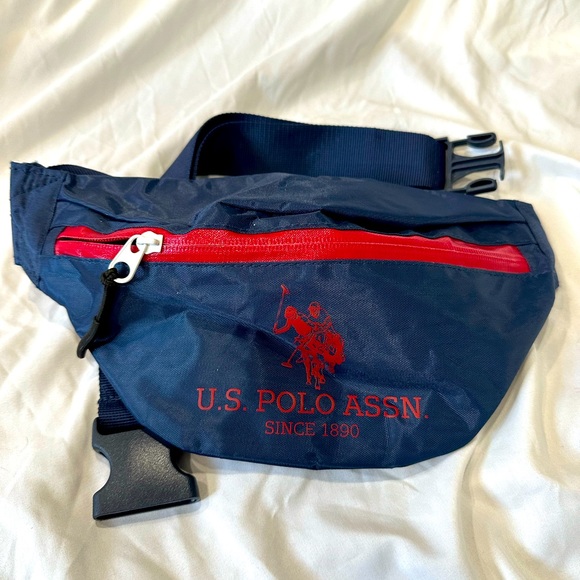 U.S. Polo Assn. | Bags | Us Polo Assn Navy And Red Pony And Polo Rider ...